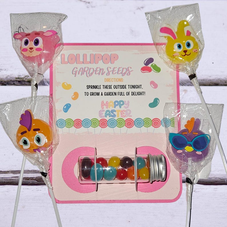 Lollipop Garden Seeds | Easter Kids Activity | Magic Jelly Beans | Fun ...
