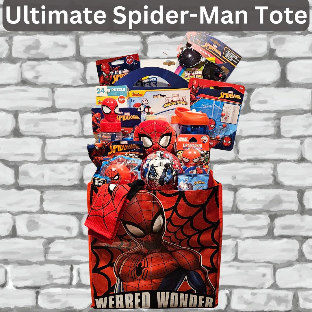Spider-man Gift Set: Superhero Activity Tote for Kids - Etsy