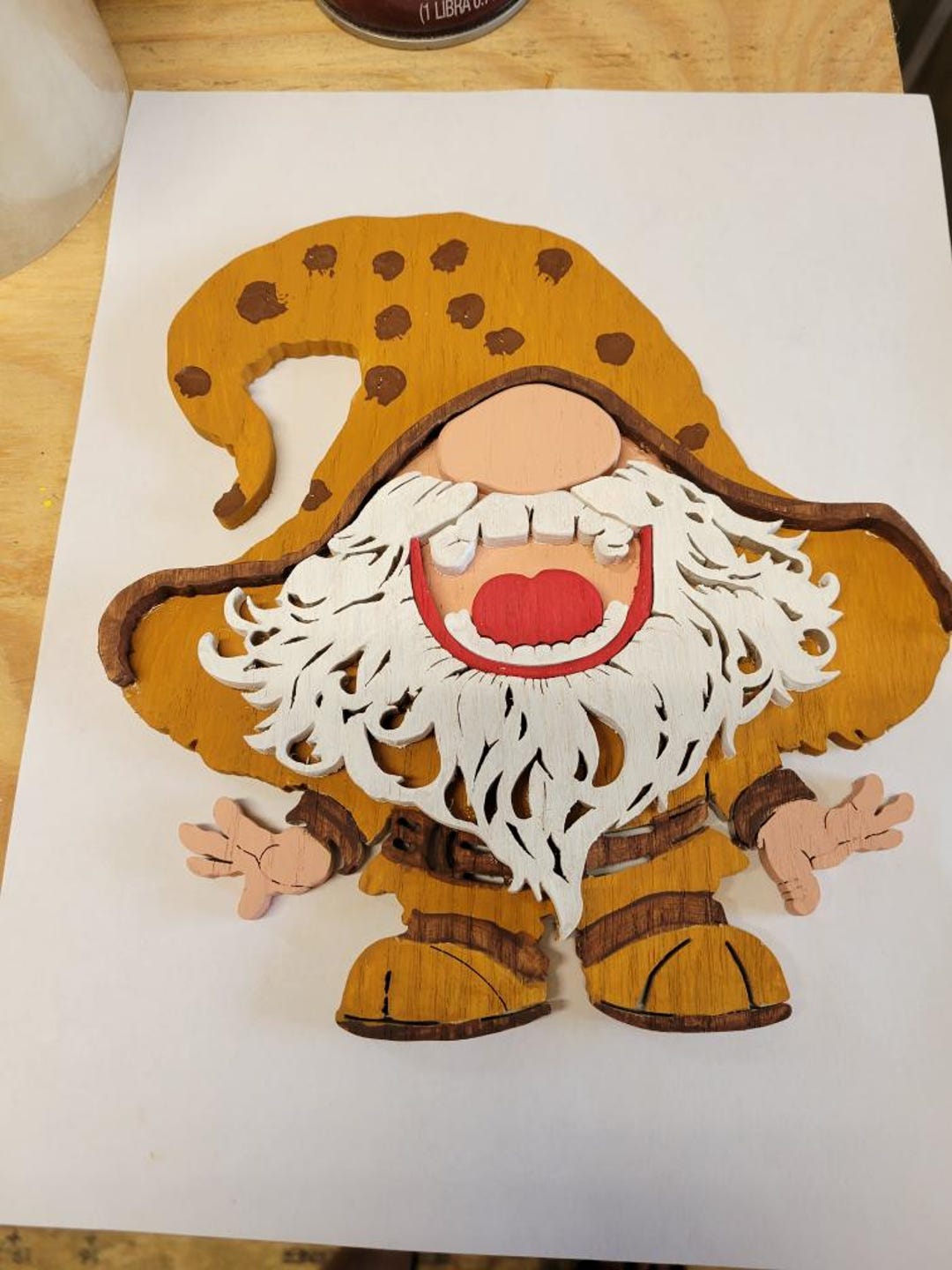 Gnome Laughing Craft Home Decor - Etsy