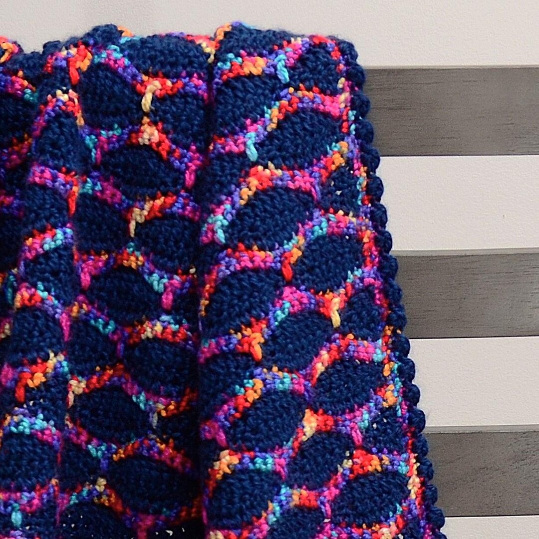 Crochet Blanket Pattern - Easy Wavy Bricks Crochet Baby Blanket Pattern ...