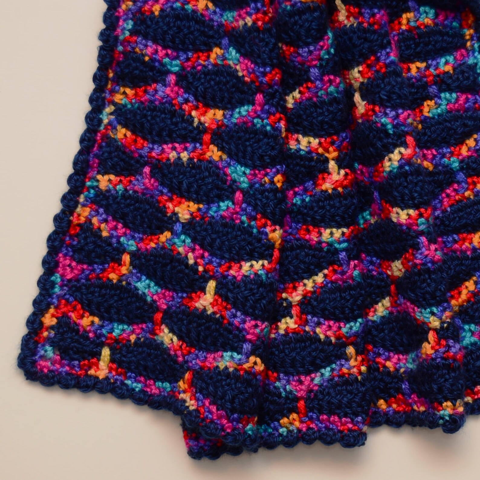 Crochet Blanket Pattern - Easy Wavy Bricks Crochet Baby Blanket Pattern ...