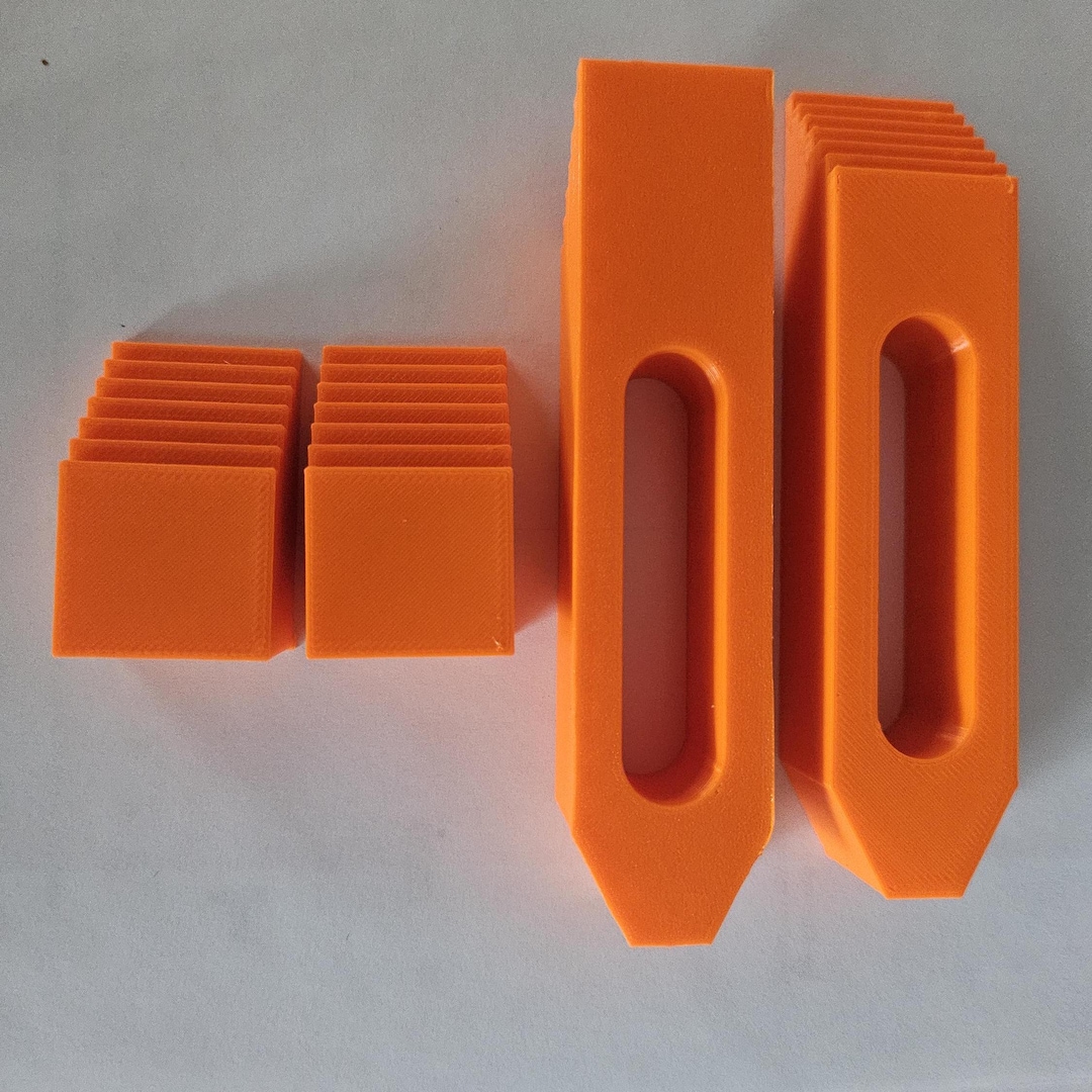 CNC Toe Clamps Low Profile, 3D Printed CNC Down Side Pressure Clamps ...