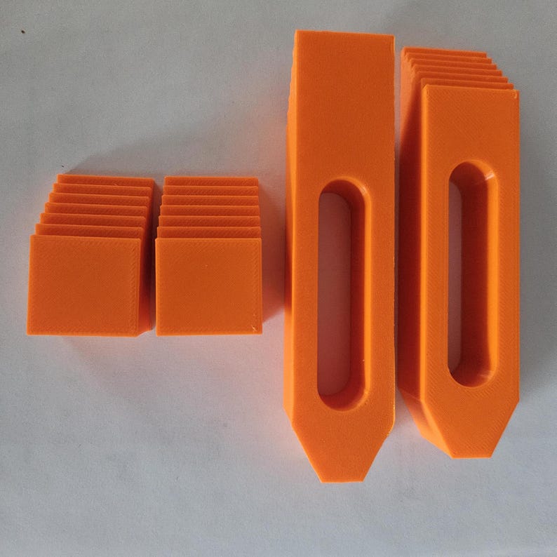 CNC Toe Clamps Low Profile, 3D Printed CNC Down Side Pressure Clamps ...