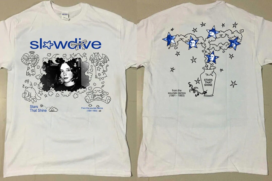 Slowdive Stars That Shine T-shirt, Slowdive From the Souvlaki Demos ...