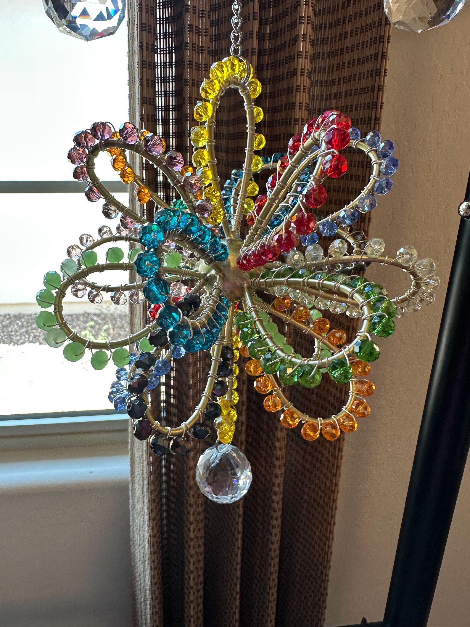 Suncatcher, Boho Sun Catcher, Prism, Crystals, Garden Decor ...