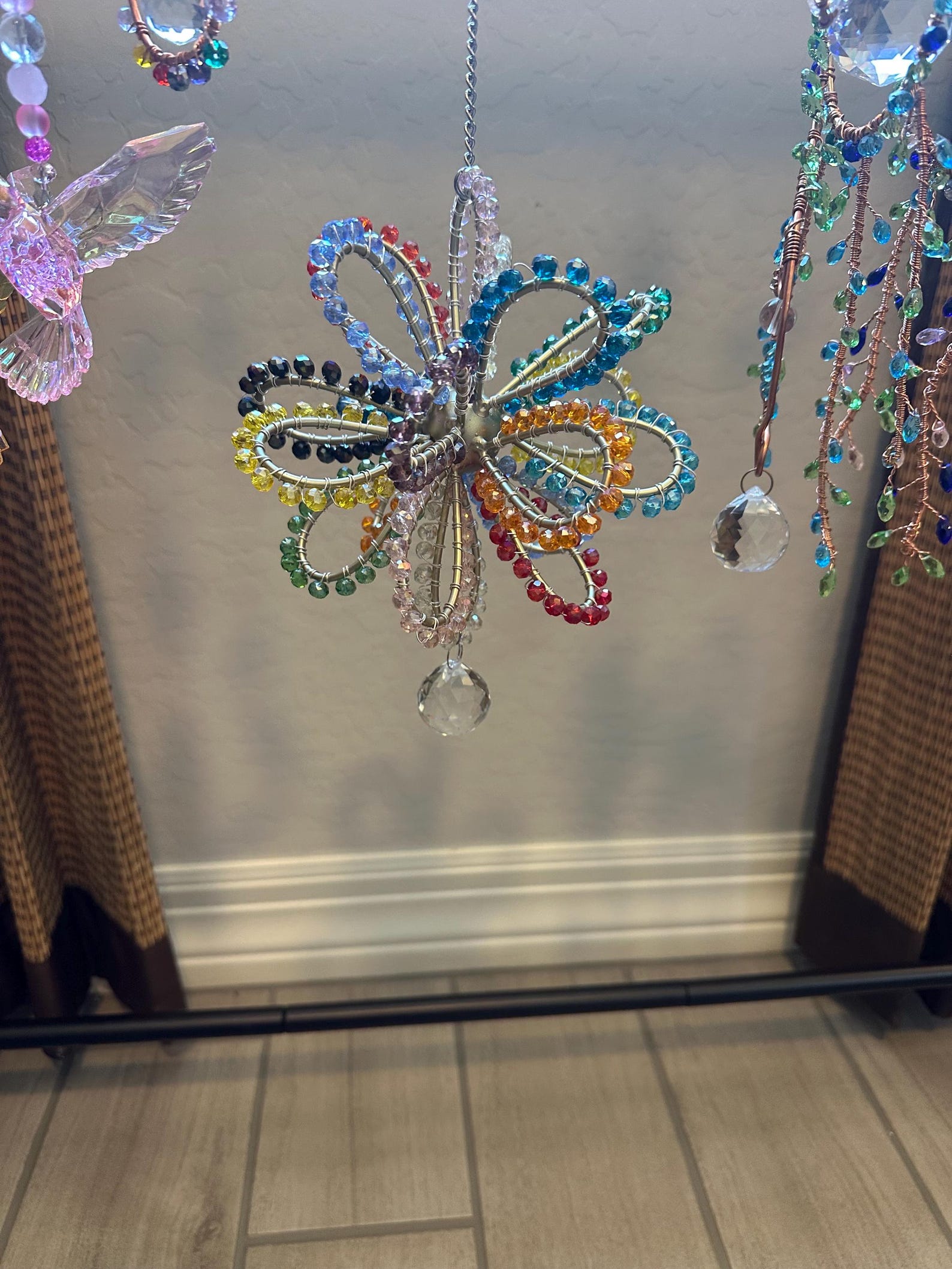 Suncatcher, Boho Sun Catcher, Prism, Crystals, Garden Decor ...