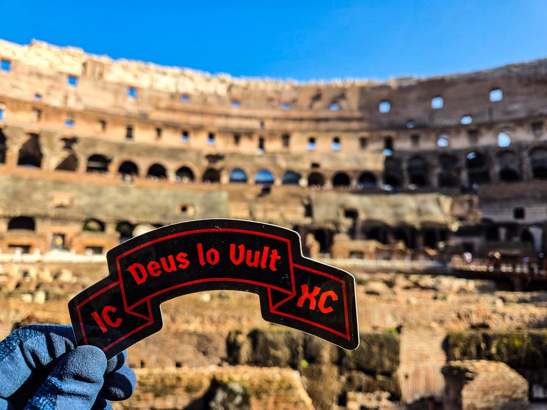 Limited Edition Deus Vult Holy Sepulchre Crusader God Wills It Neo ...