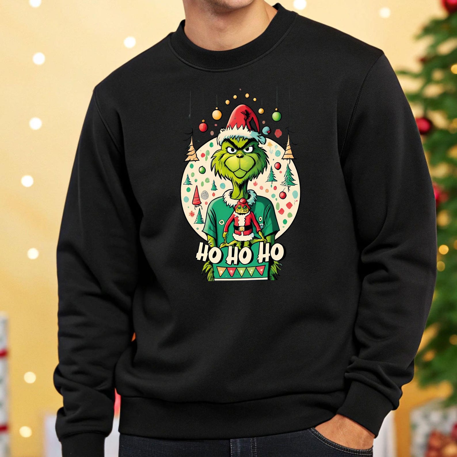 Grinch Ho Ho Ho PNG, Christmas Grinch PNG, Christmas Shirt Png ...