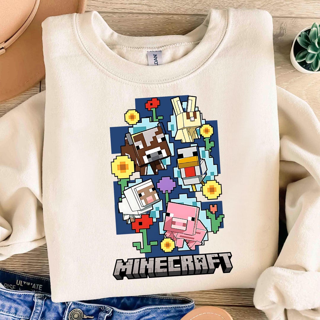 Minecraft PNG Bundle, Minecraft Clipart Design, Printable T-shirt ...