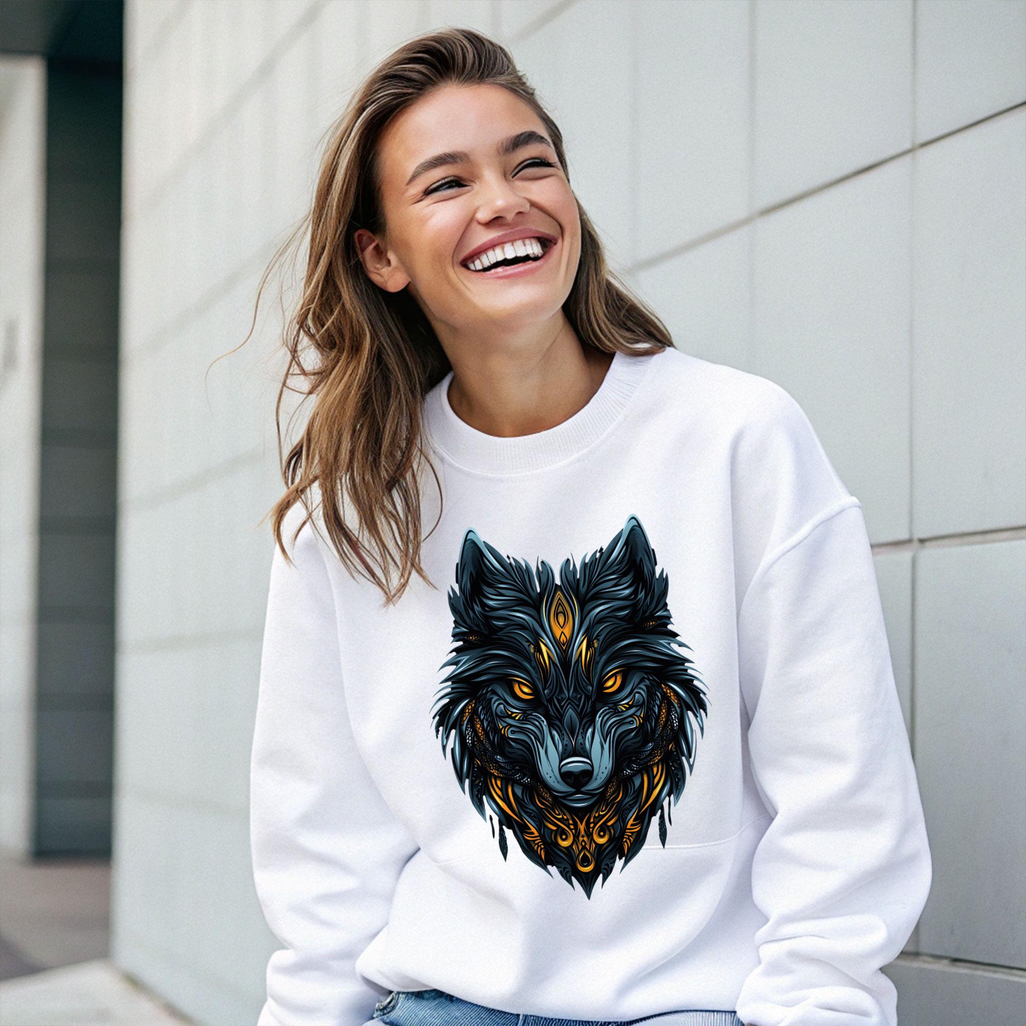 Alpha Wolf Design PNG - Etsy