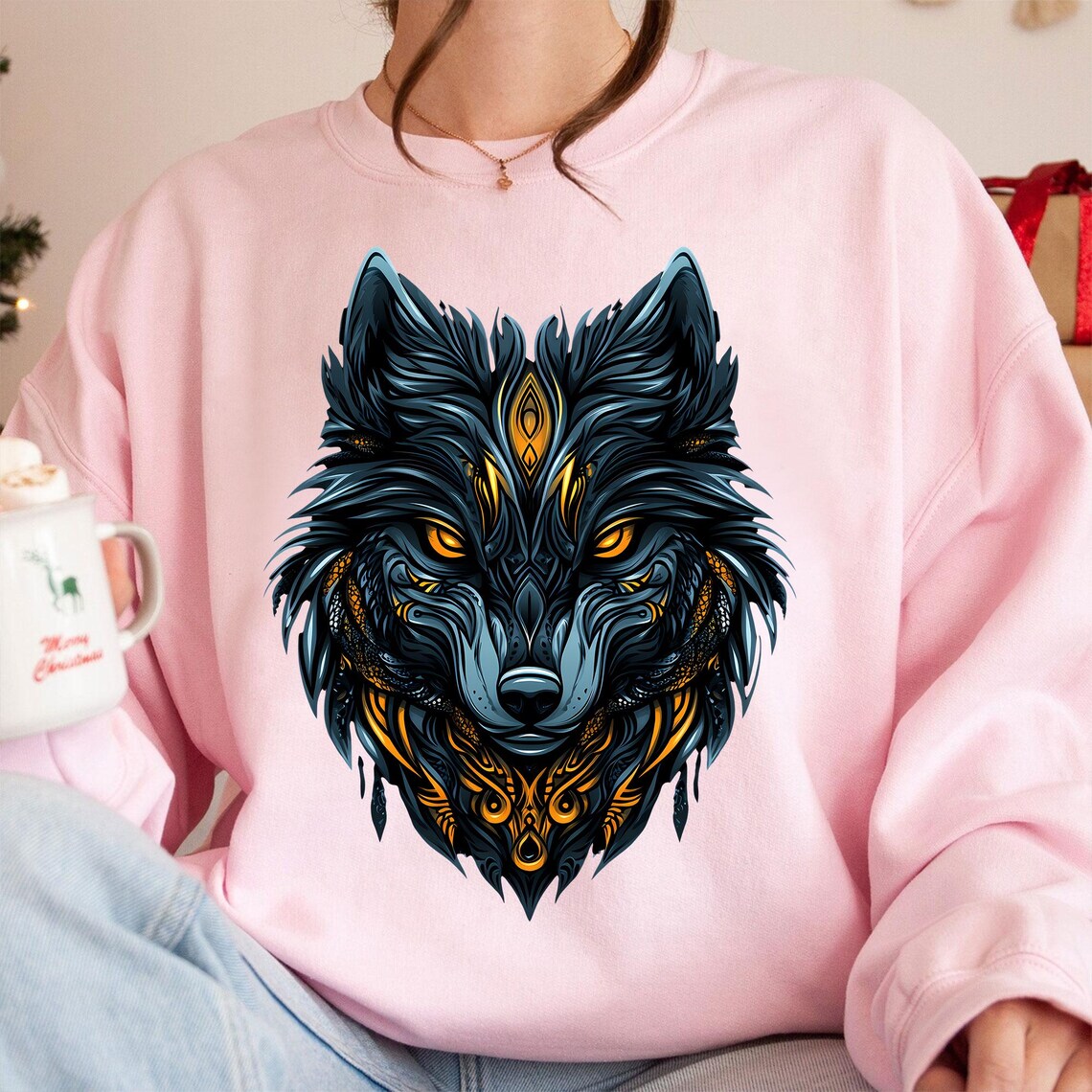 Alpha Wolf Design PNG - Etsy