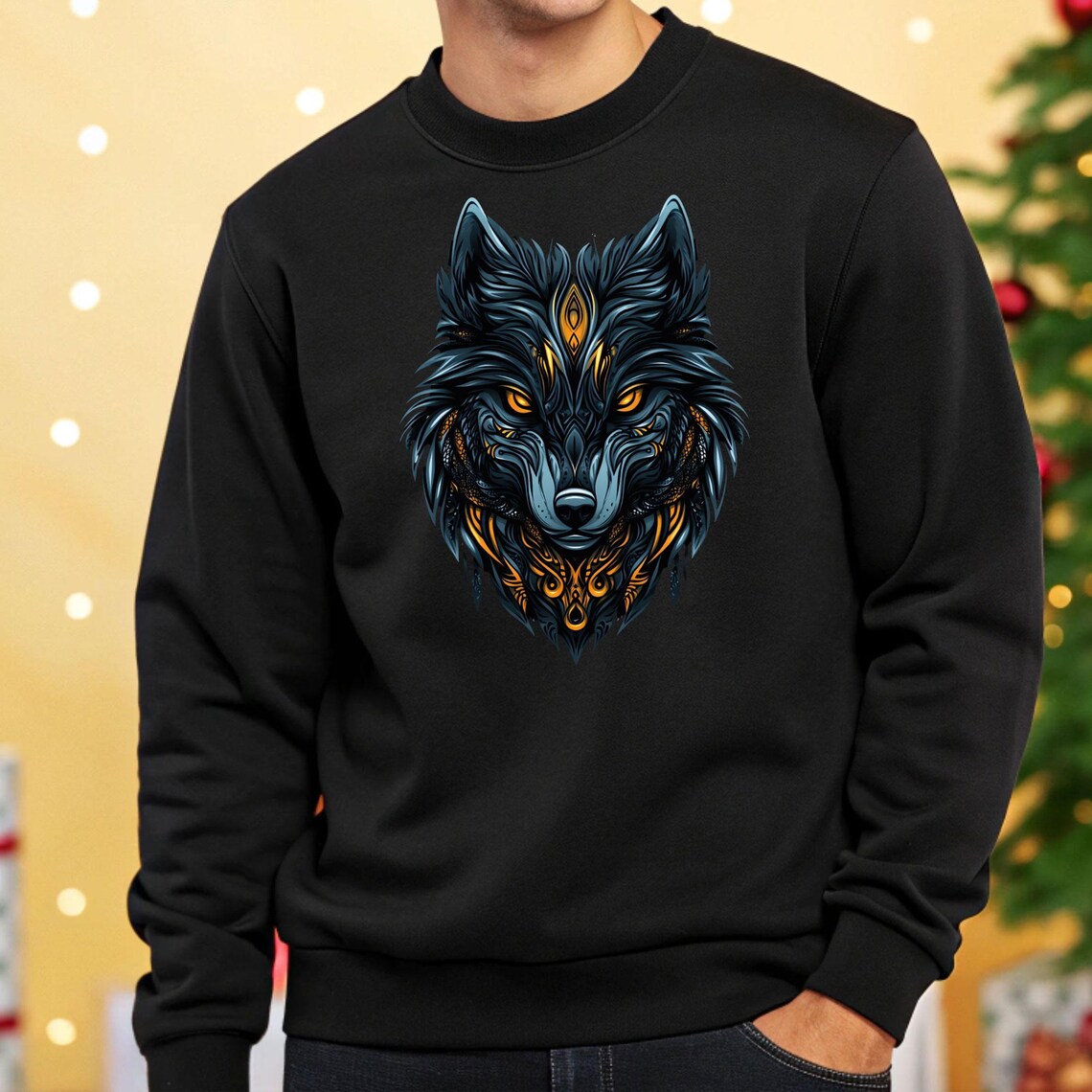 Alpha Wolf Design PNG - Etsy