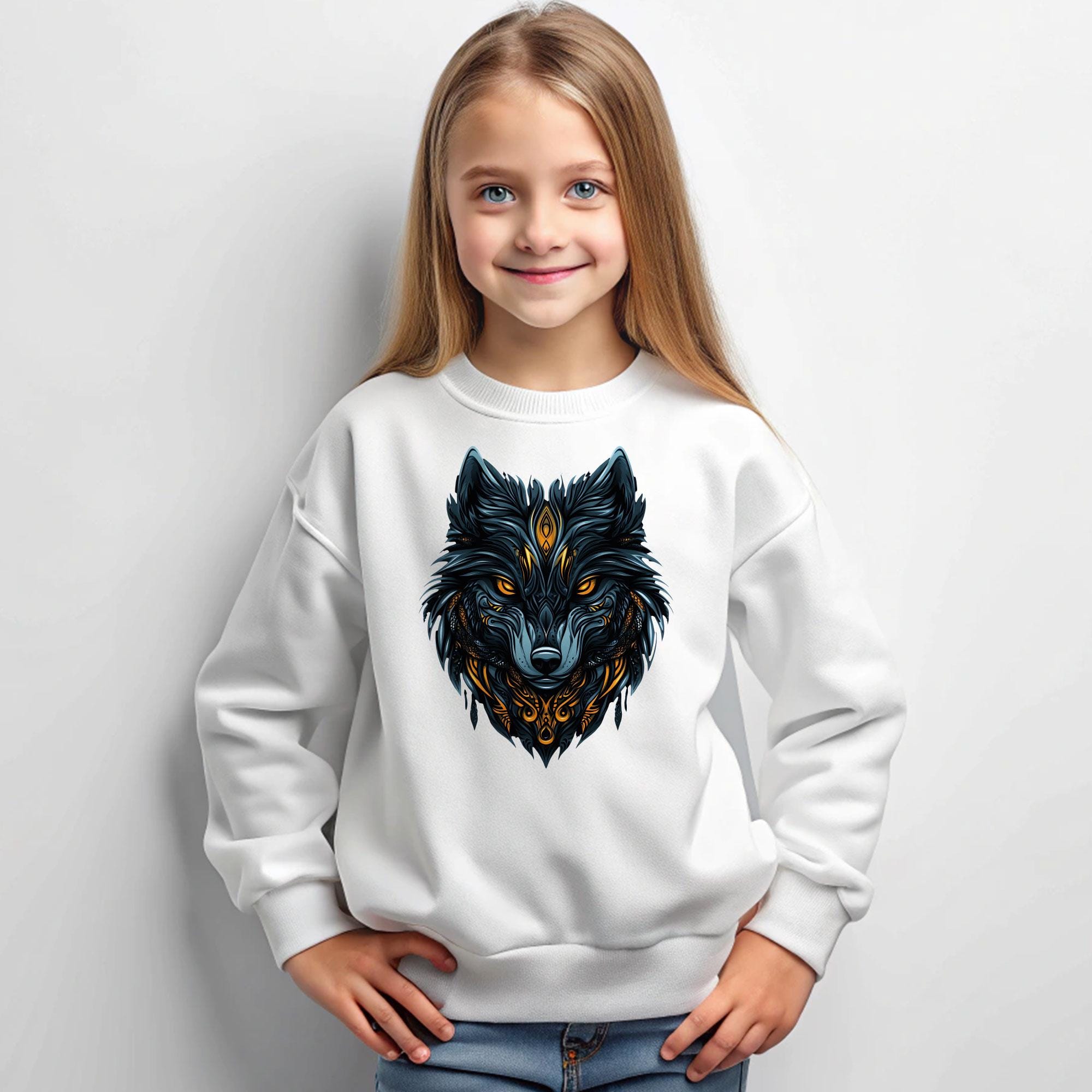 Alpha Wolf Design PNG - Etsy
