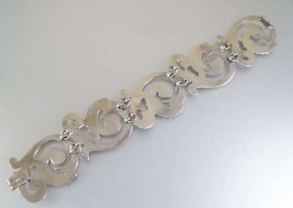 Vintage AMPARO Signed Mexican Scroll Sterling Silver … - Gem