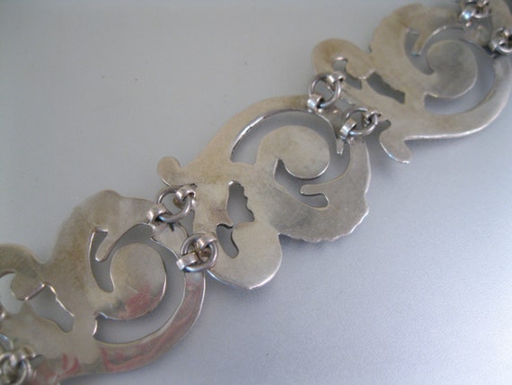 Vintage AMPARO Signed Mexican Scroll Sterling Silver … - Gem