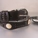 Vintage DOUBLE S Belt Collection Dark Brown Leather & Concho Belt 28 ...