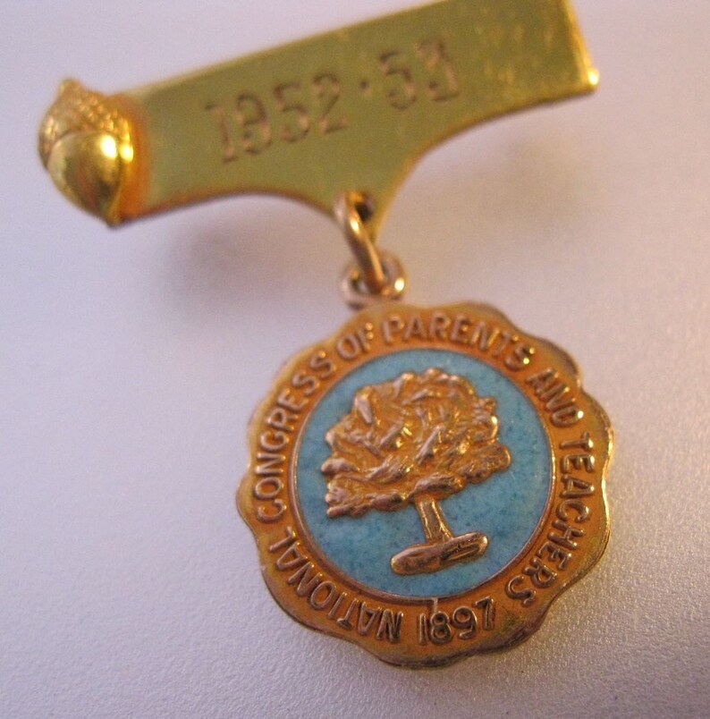 1952-53 PTA Pin 1897 National Congress Parents & Teachers - Etsy
