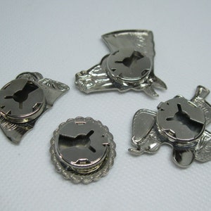 Cowboy Cowgirl Country Western Button Covers Set of 4 Horse - Etsy
