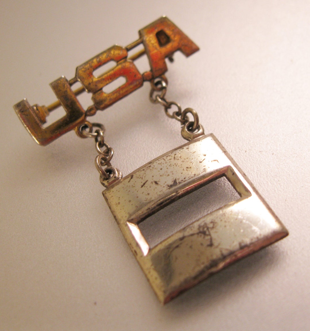 Vintage WWII USA Captain Military Bars Sterling Silver Medal Pin ...