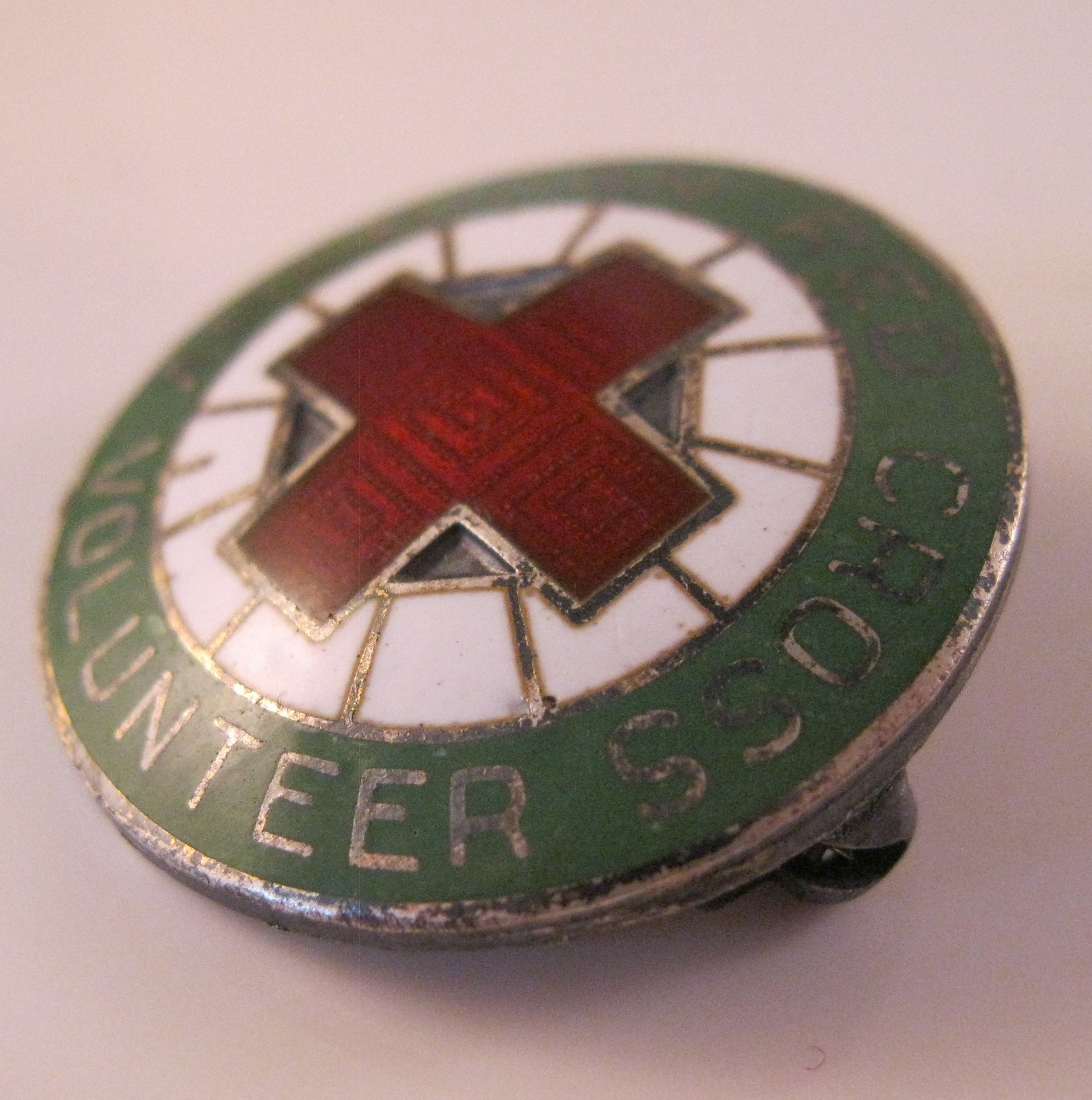 Vintage WWII American RED CROSS Sterling Silver Enamel - Etsy