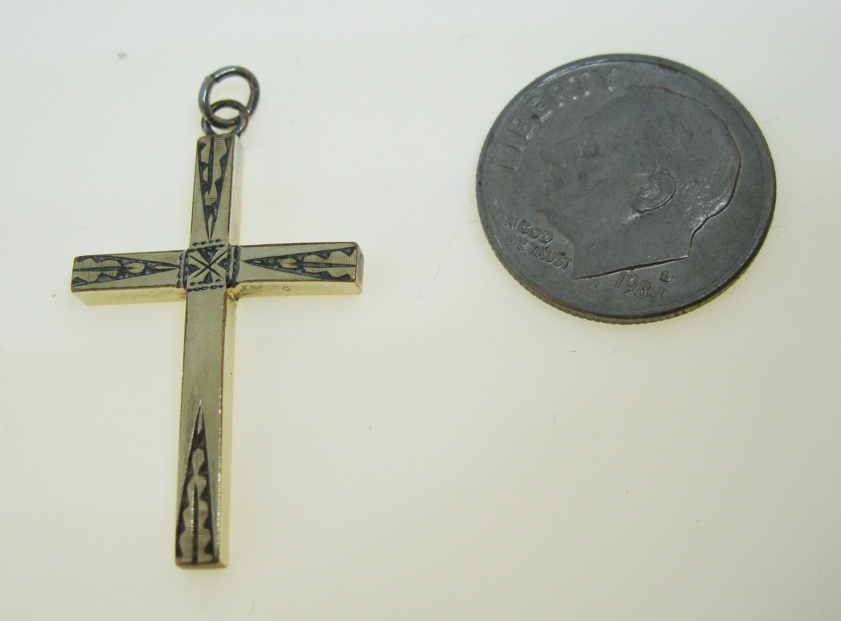 Vintage 10K Gold Filled Cross Pendant Vintage Cross Vintage Pendant ...