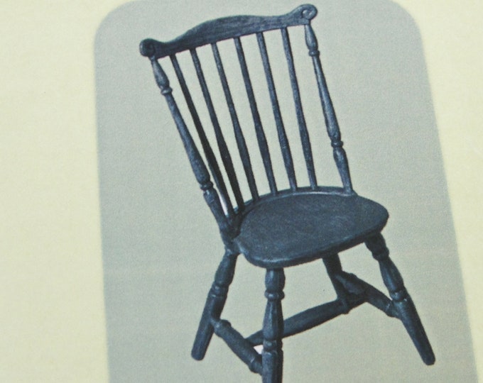 Miniature Duxbury Chair Kit Dollhouse Furniture Choose Black - Etsy