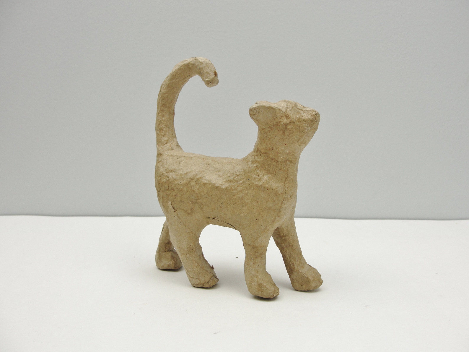 Small Paper Mache Cat - Etsy UK