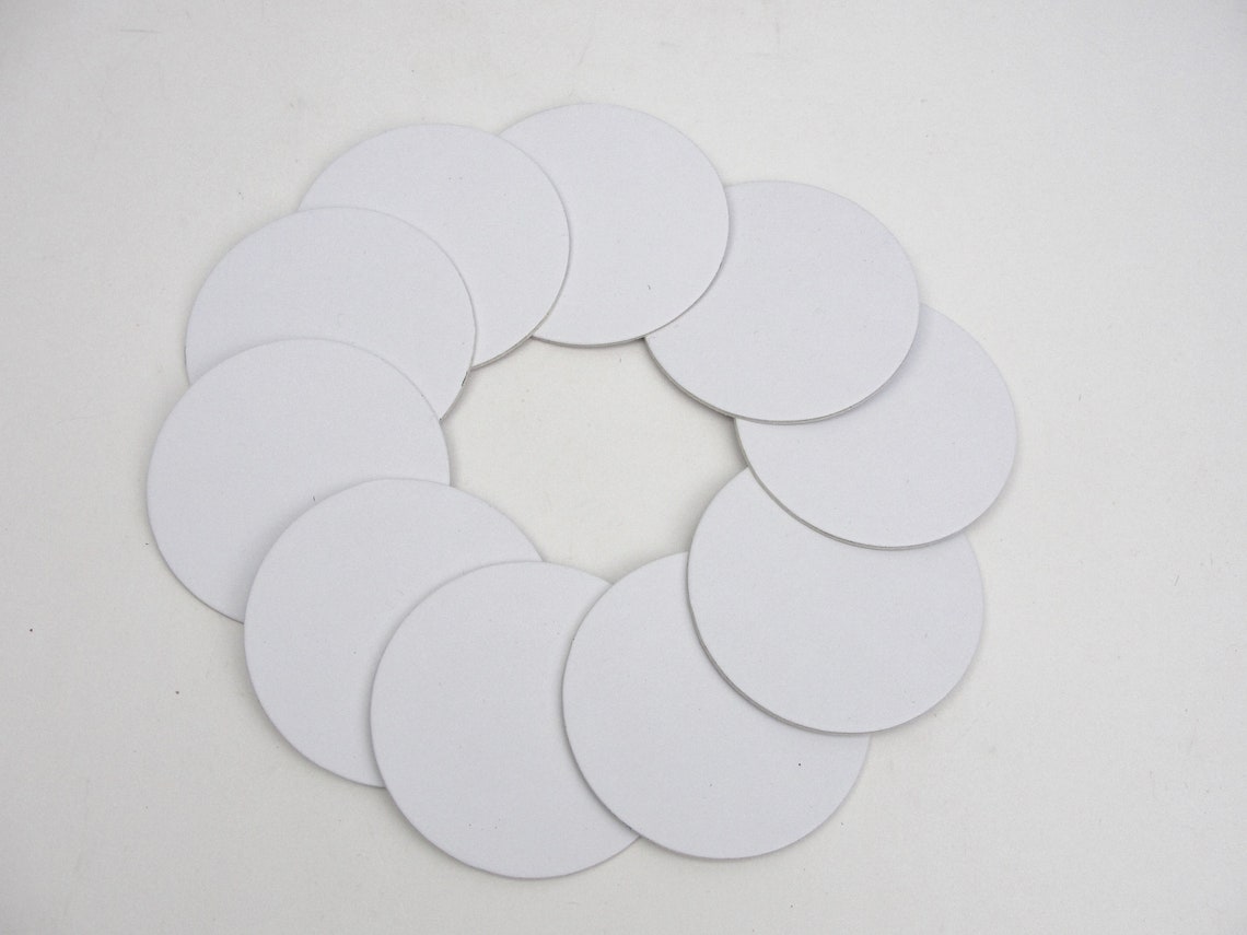 Blank Artist Trading Coin ATC Coin Chipboard Cutouts 2 | Etsy