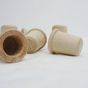 Wooden Thimble Set of 6 Unfinished DIY - Etsy