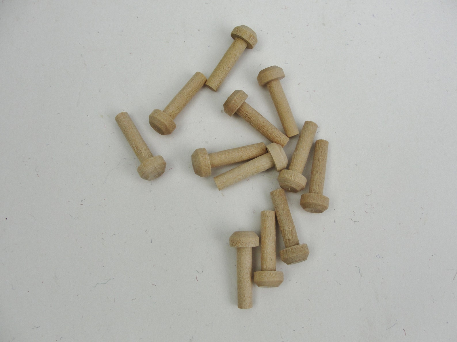 Tiny Wooden Peg 13/16" Toy Axle Unfinished DIY Set of 12 - Etsy