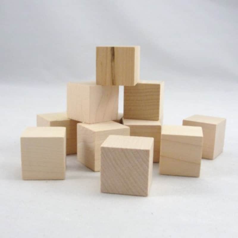 Wooden Toy Cube - Etsy