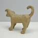 Small Paper Mache Dog With Curled Tail - Etsy