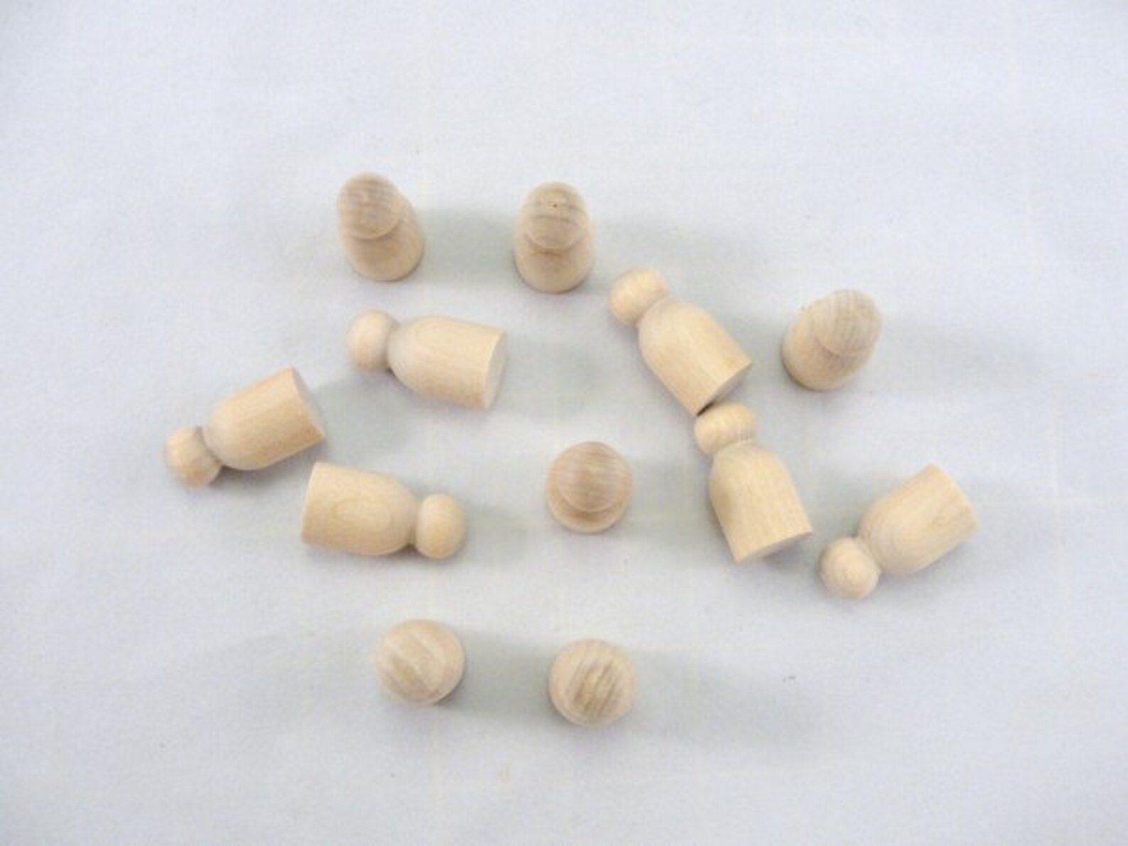 Wooden Baby Mini Peg People Unfinished DIY Set of 12 - Etsy Australia