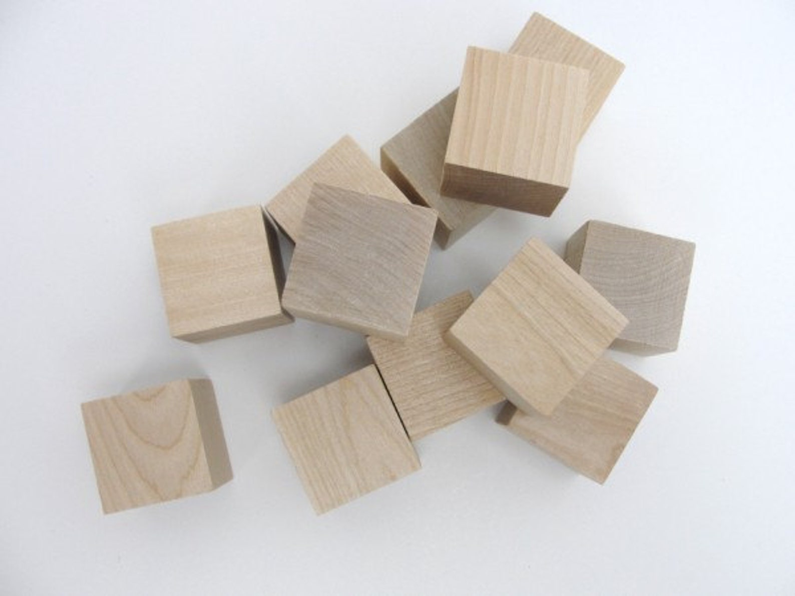 1.5 Wooden Block 1 1/2 Inch Wooden Cube Wood Block - Etsy