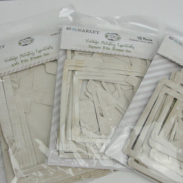 Cardstock Frames - Etsy