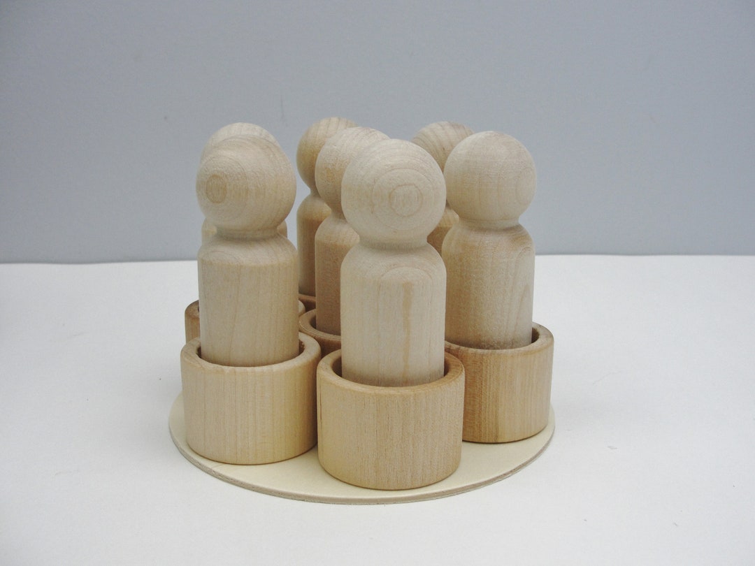 DIY Color Match Game With Large Peg Men - Etsy