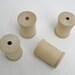Wooden Spool 2 Tall Set of 4 Wood Spools - Etsy