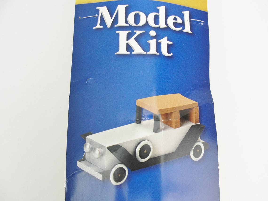 Antique Limo Wood Model Kit - Etsy