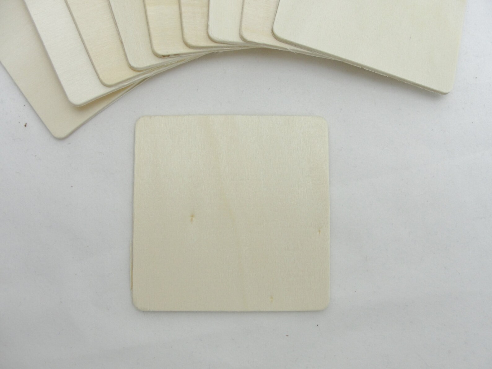 3" Wooden Squares, Large Wood Squares, Set of 10 - Etsy