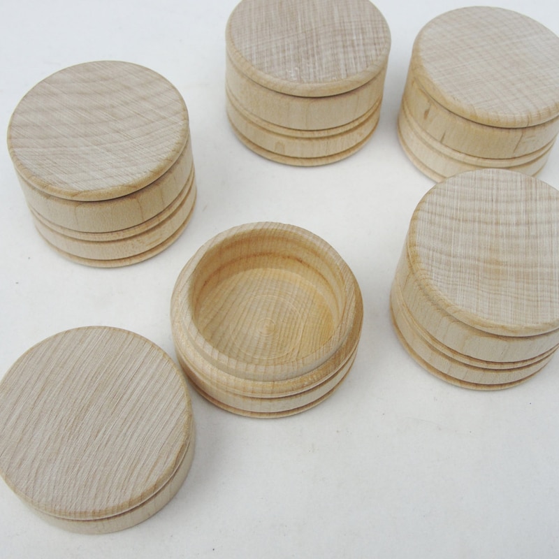 Wooden Jar - Etsy