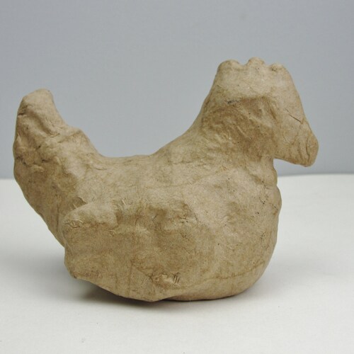 Small Paper Mache Cat | Etsy