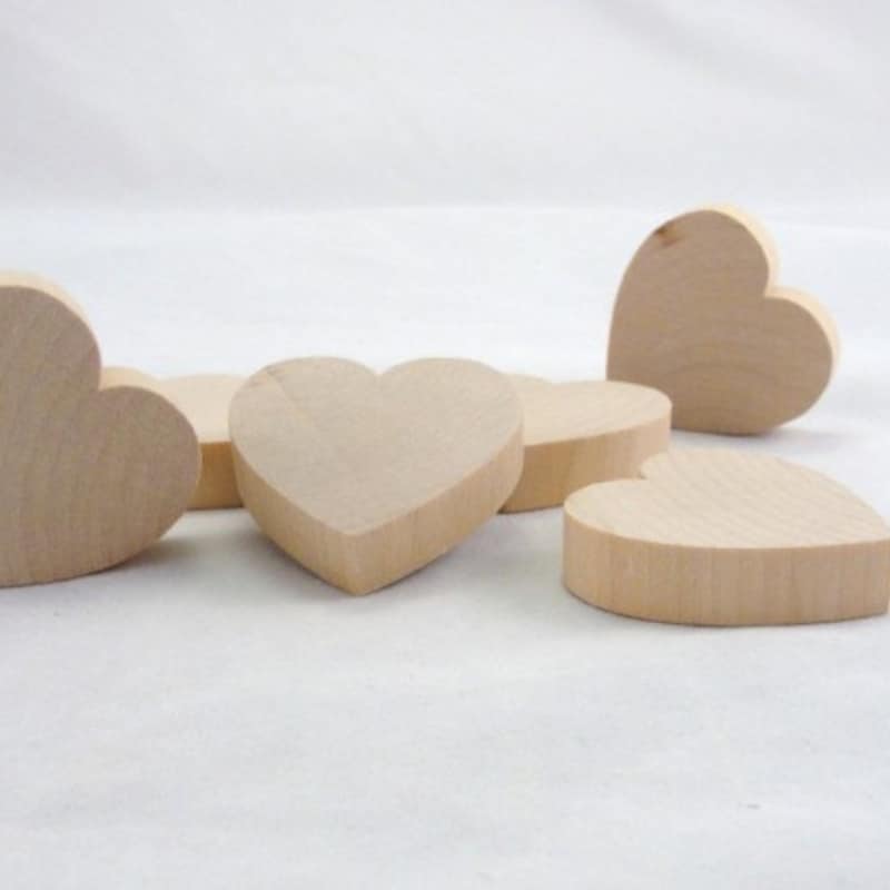 Wood Heart 6 Inches - Etsy