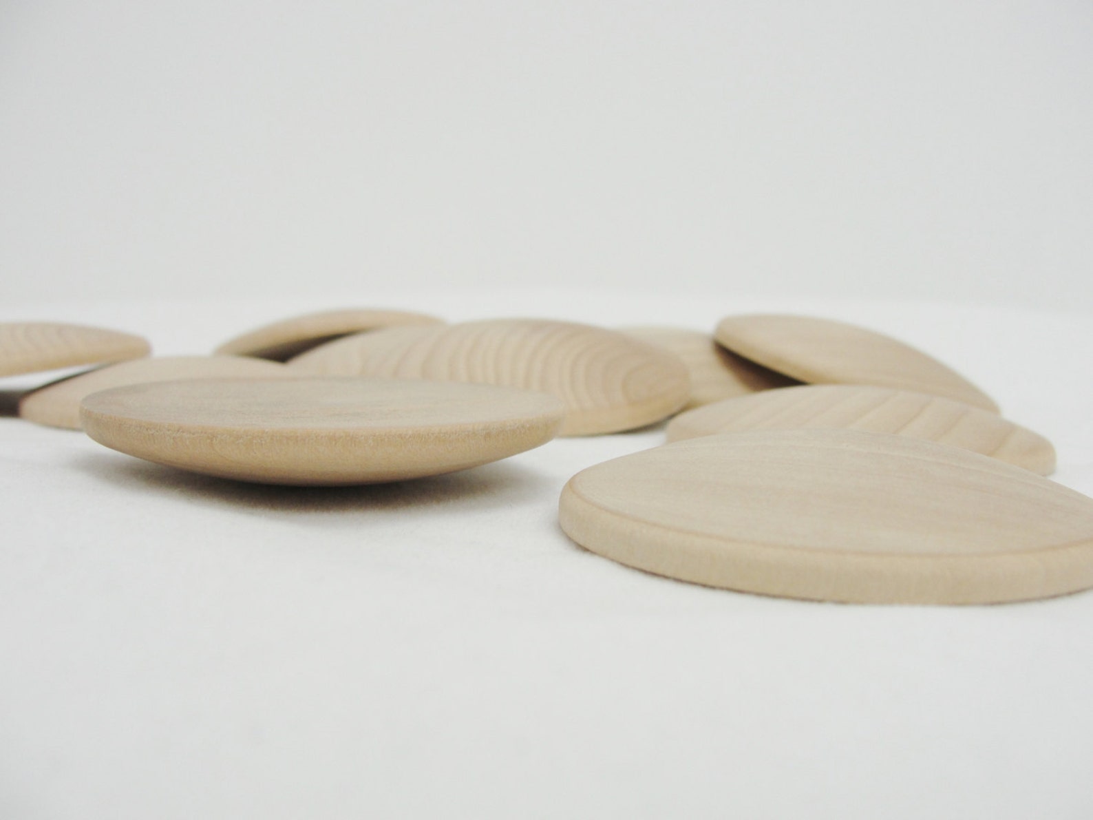 2 Domed Wood Disc 2 Inch Domed Disk Domed Circle - Etsy