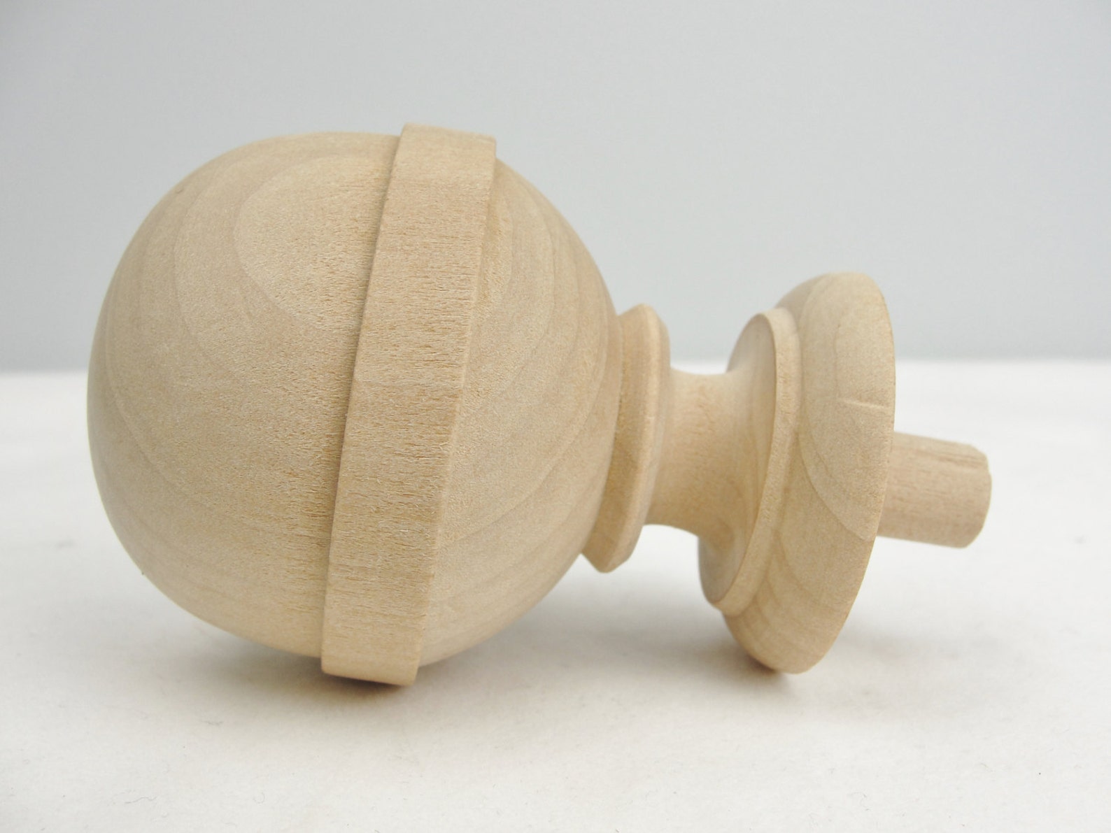 Large Wooden Ball Finial - Etsy