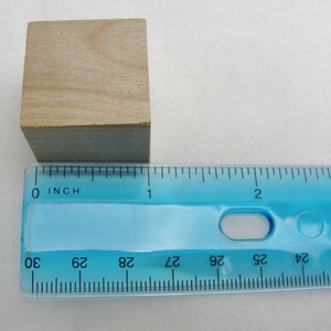 One Inch 1" Wooden Block, Unfinished Wood Blocks, Wooden Cube, Wood ...