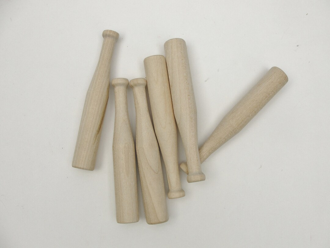 6 Miniature Baseball Bats 4" - Etsy