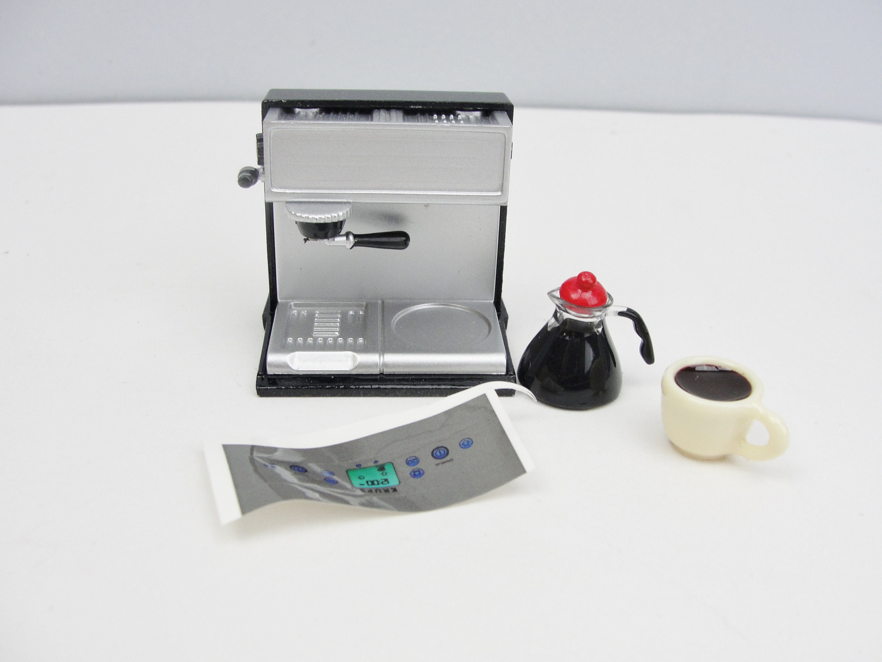 Dollhouse Miniature Espresso Machine Choose With or Without - Etsy