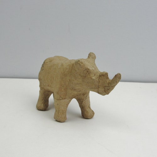 Small Paper Mache Cat - Etsy