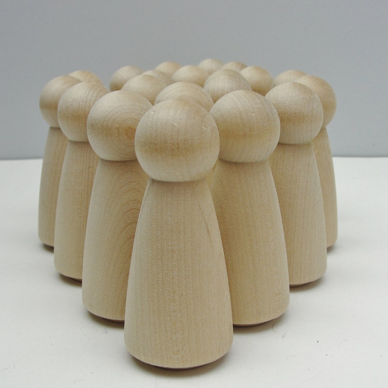 Large Peg Dolls - Etsy