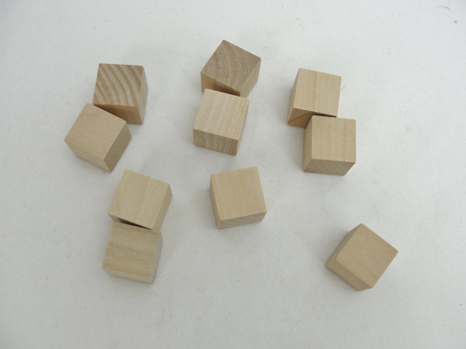 Wooden Cube 5/8", Dice Size Wooden Cube, Diy Dice, Set of 12 - Etsy